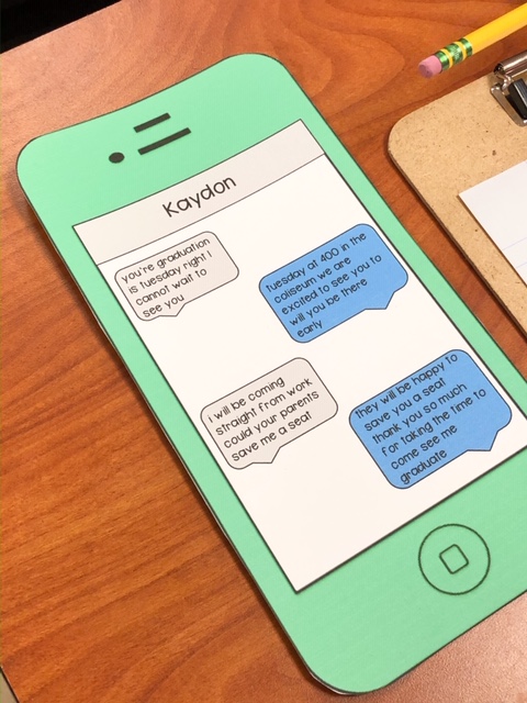 Editing Text Messages - Hillary's Teaching Adventures