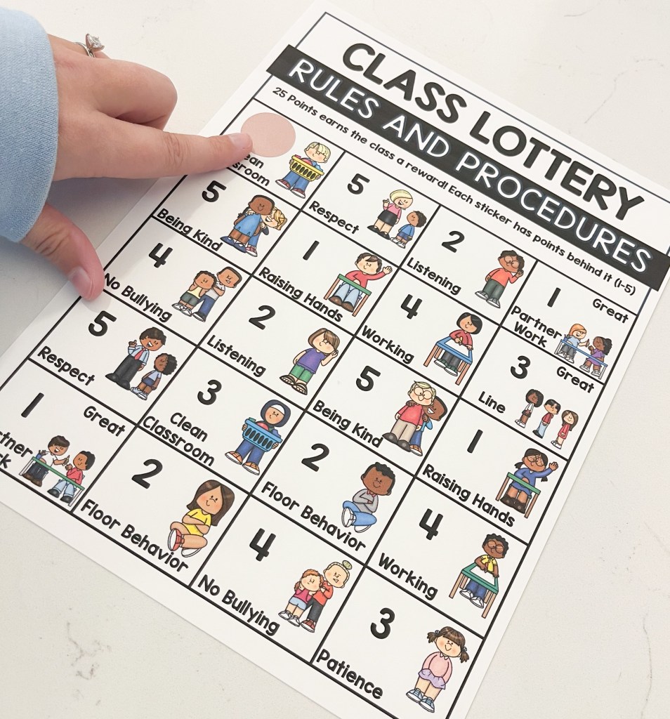 Class Lottery System - Hillary's Teaching Adventures